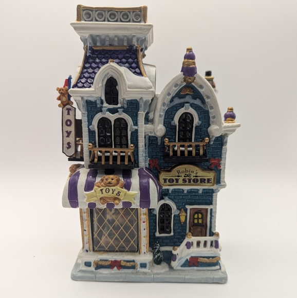 Lemax | Holiday | Vintage Lemax Christmas Village Robins Toy Store ...